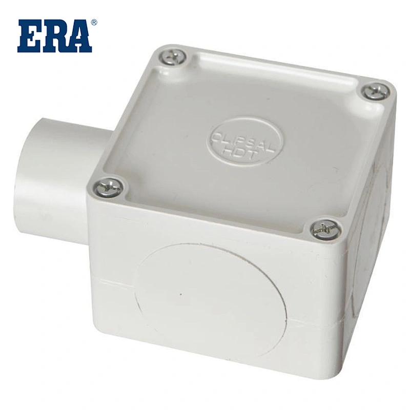 SQUARE JUNCTION BOX WITH 1WAY , PVC-U , ERA - 公元管道（浙江）有限公司