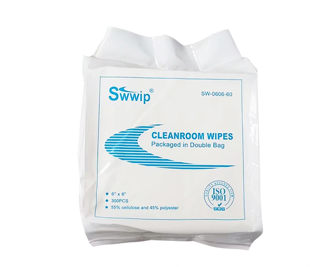 Cleanroom nonwoven polyester cellulose wipes - Swwip
