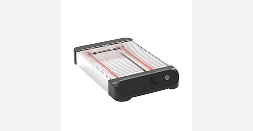 side button stainless steel electric bread flat toaster