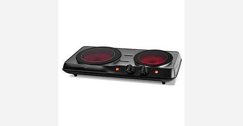 double stove glass hot plate infrared ceramic cooktop
