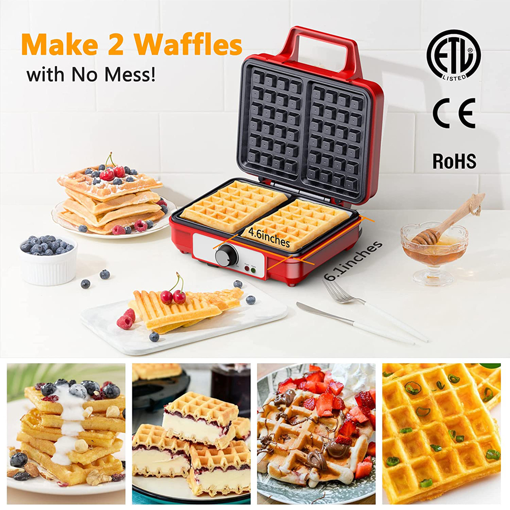 2 slice waffle maker , electric 2 slice waffle maker , - Hiking Electric Appliance Co., Ltd.