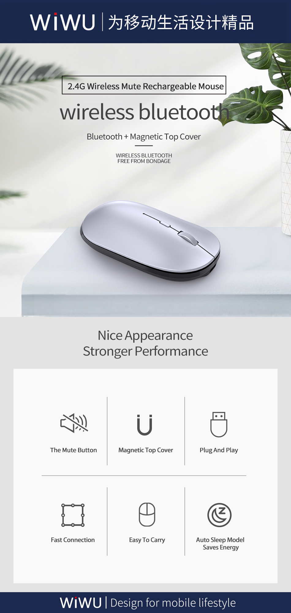 wireless mouse,premium wireless mouse,usb wireless mouse WiWU