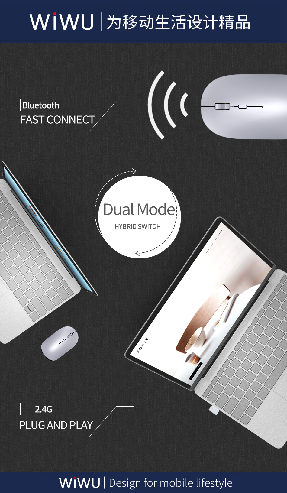 wireless mouse,premium wireless mouse,usb wireless mouse WiWU