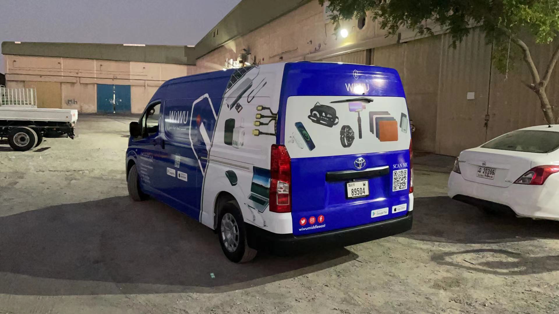 WiWU's custom delivery vehicle is starting to hit the road! - wiwu