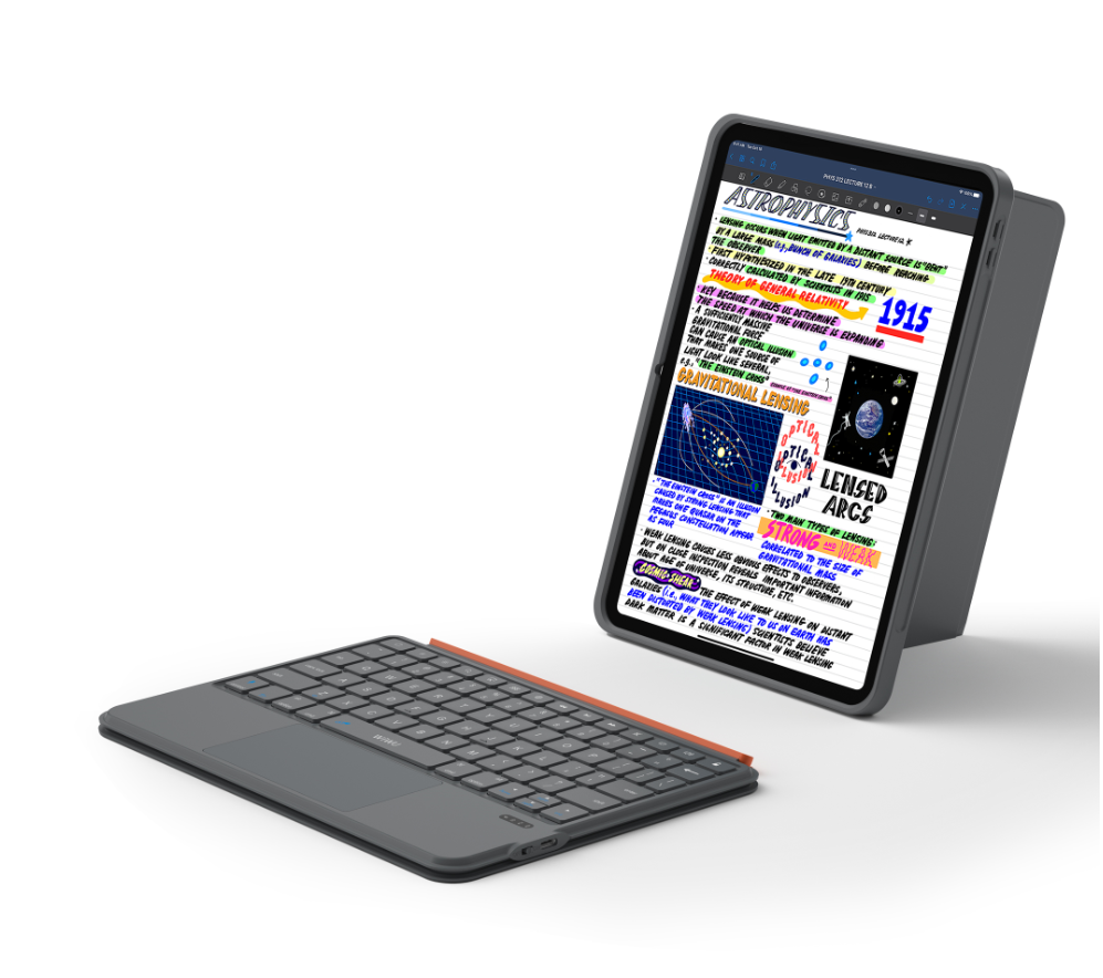 WIWU magnetic keyboard for ipad , pu leather wireless keyboard , 3 in 1 ...