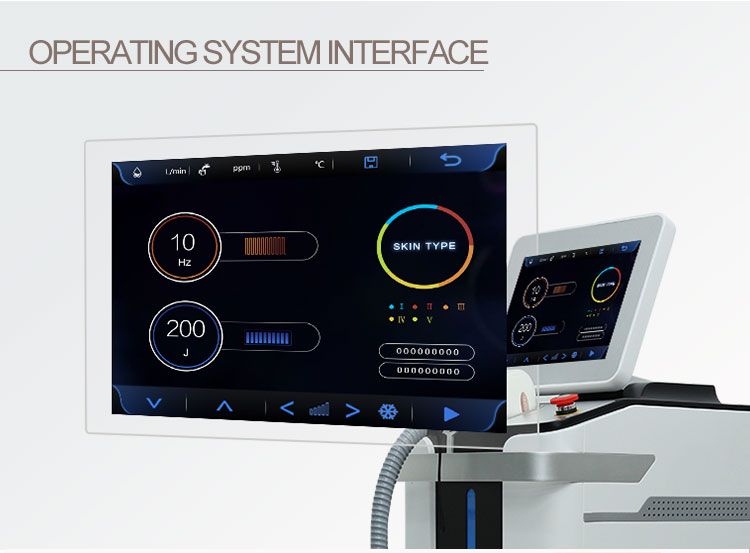 1200W/1600W diode laser hair removal machine