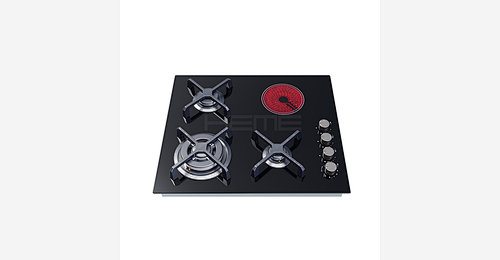 Kitchen appliances manufacturer side control hybrid combination hob ...