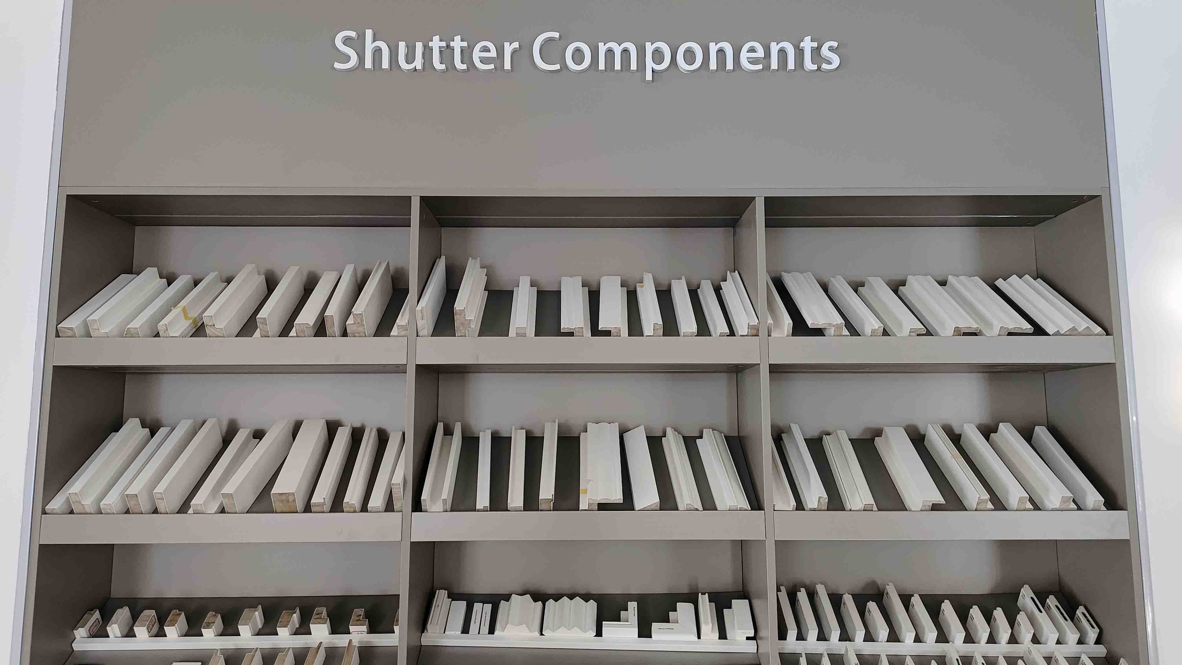Huasheng Industrial exhibition hall displays hundreds of PVC shutter ...