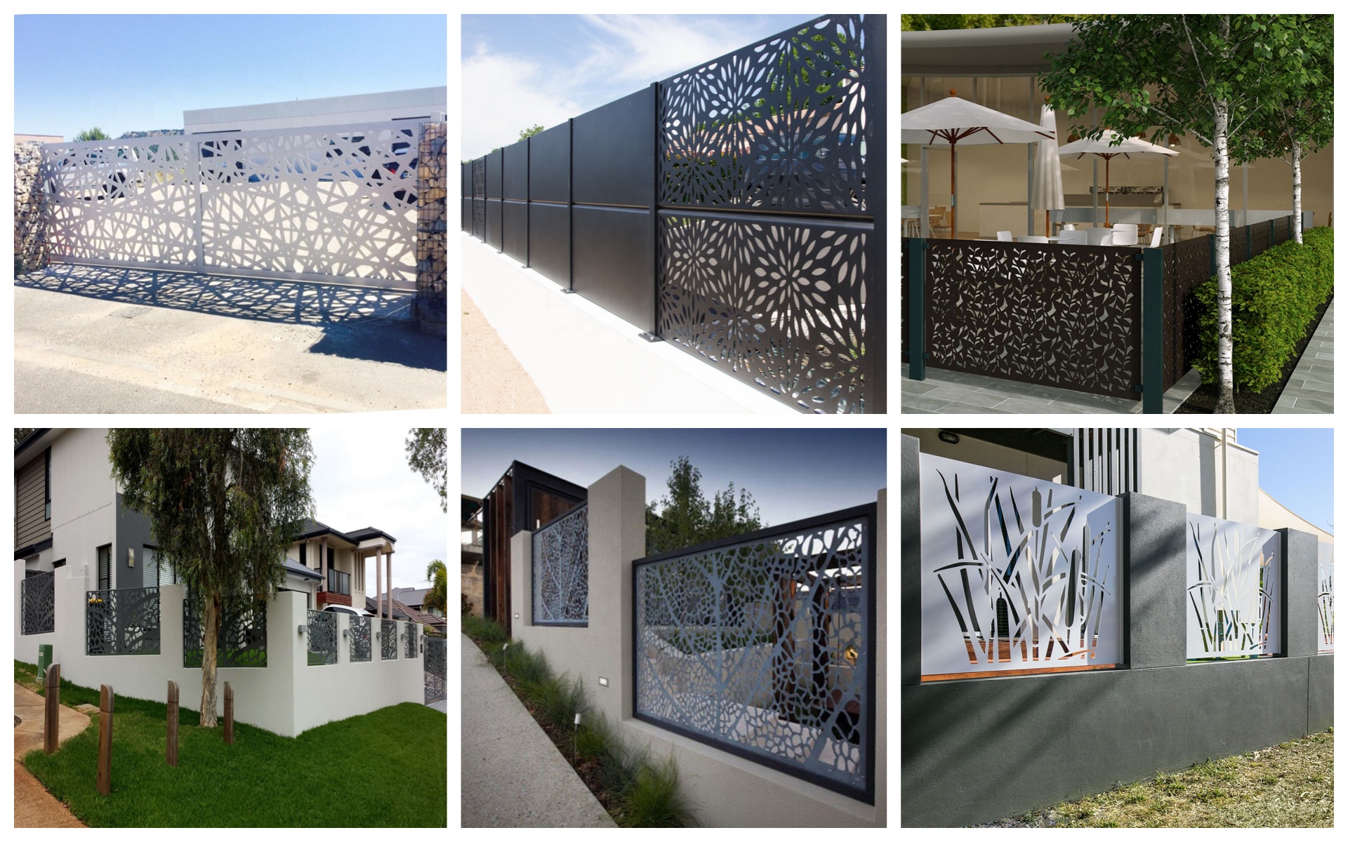 Custom Laser Cut Metal Panels for Fences, Privacy & Stainless Steel ...