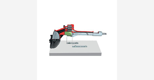 External gear pump cutaway model