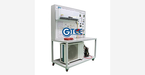 Multi-head mini split heat pump educational equipment