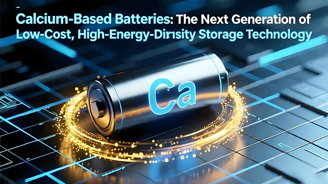 Calcium-Based Batteries: Next-Gen Low-Cost Energy Storage