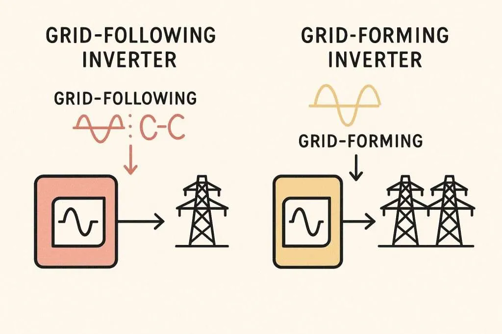 What Is Grid-Forming vs Grid-Following Control?