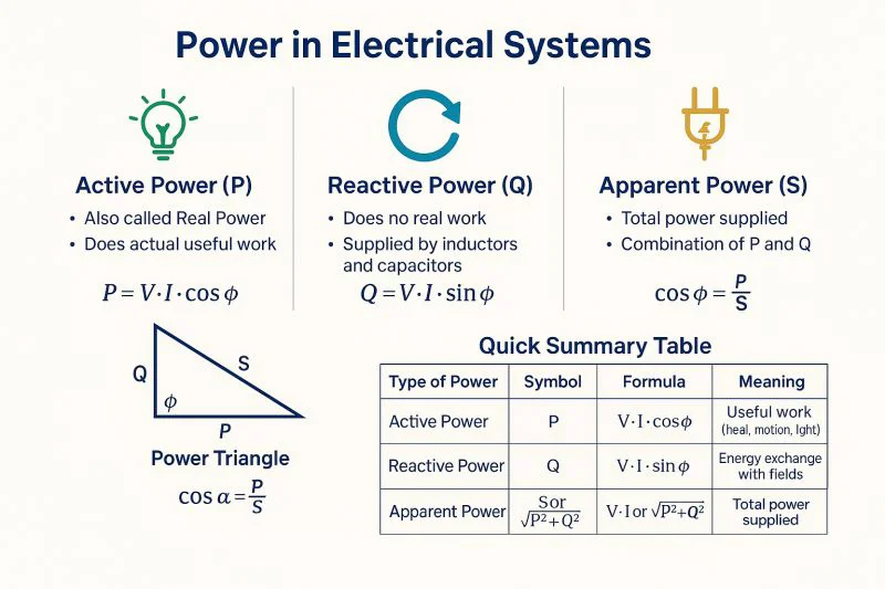 What Is Real, Reactive and Apparent Power?