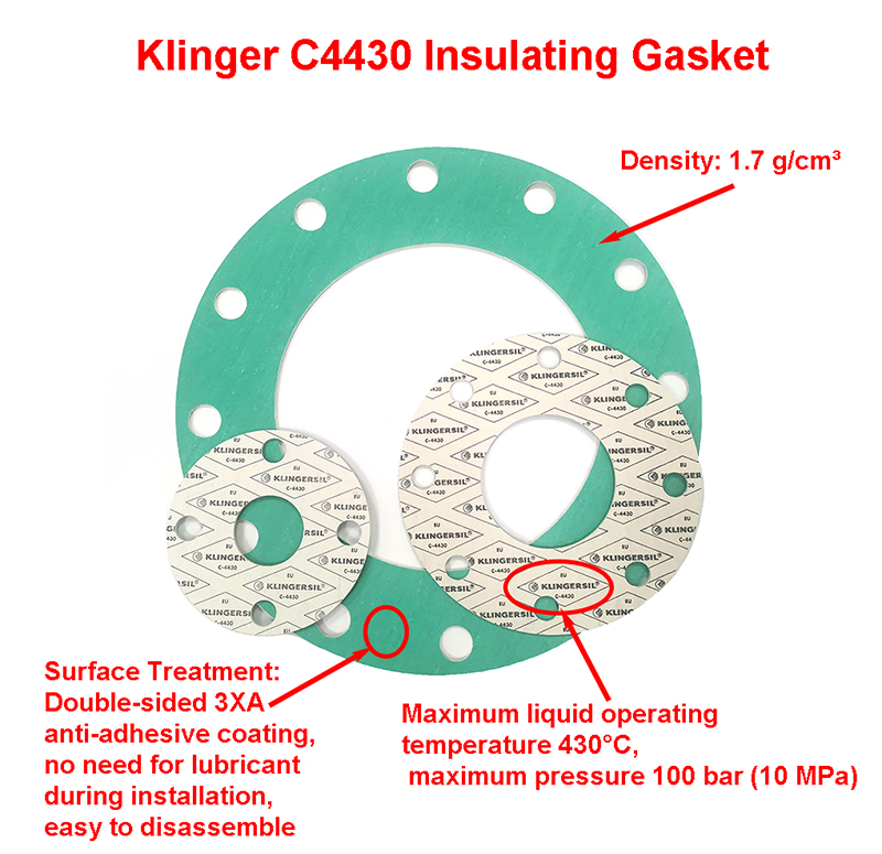 4 commonly used non-metallic insulating gaskets for pipe flanges