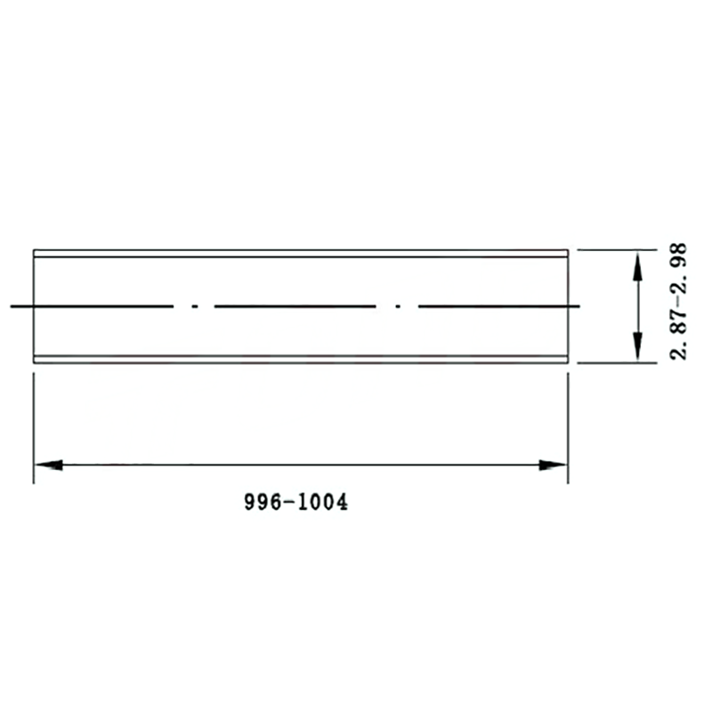 M3 Stainless Steel 304 Thread Rod, DIN976, 1000 mm