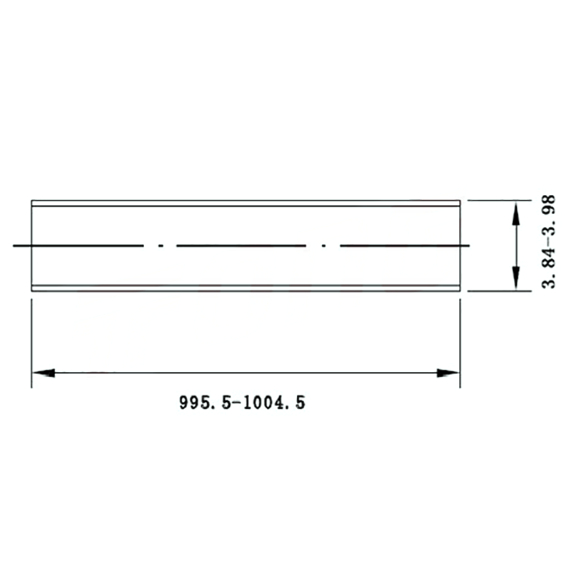 M4 Stainless Steel 304 Thread Rod, DIN976, Natural color