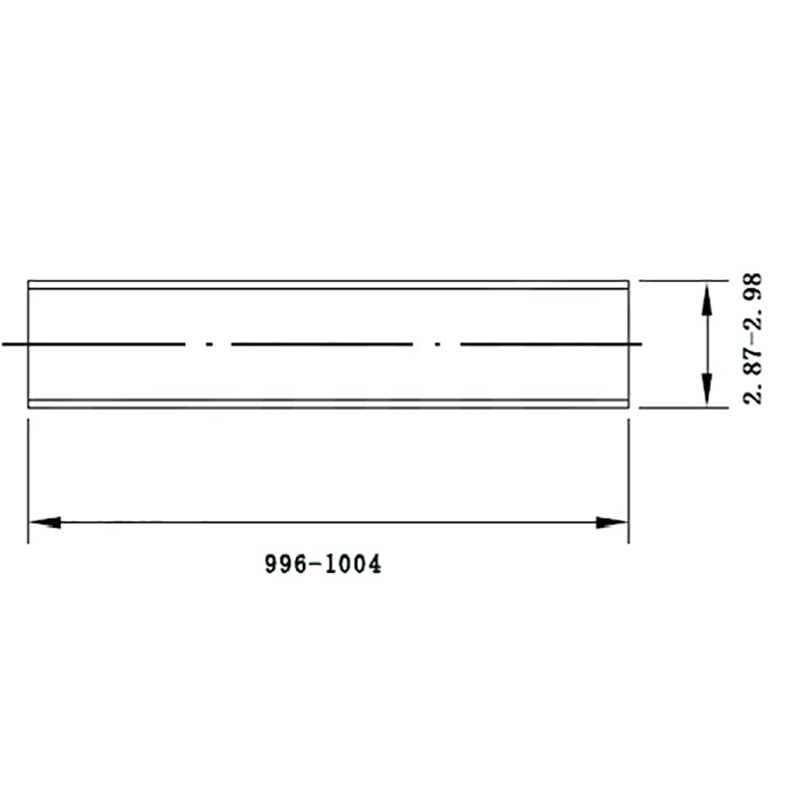 M3 SS316 Thread Rod, DIN976, 1000 mm lenght