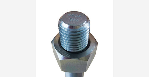 High Temperature Bolts, Bolt complete with 2 Heavy Hex Nuts