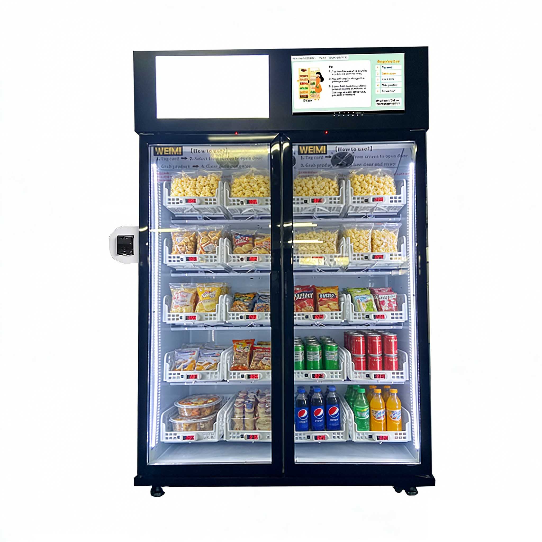 Venta inteligente de frigoríficos para cines: venta de snacks sin ...