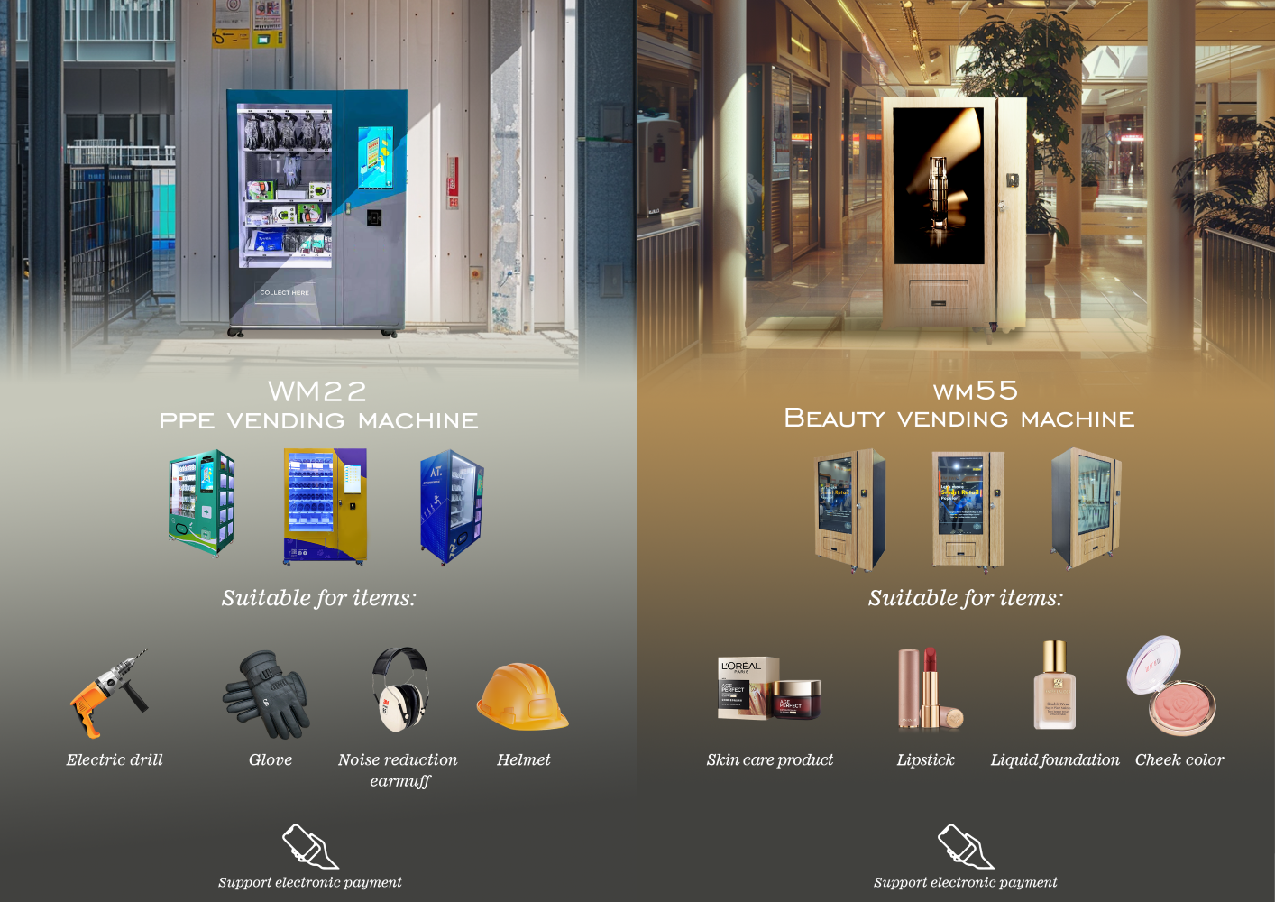 Weimi vending machine at 2024 Indonesia Vending Show