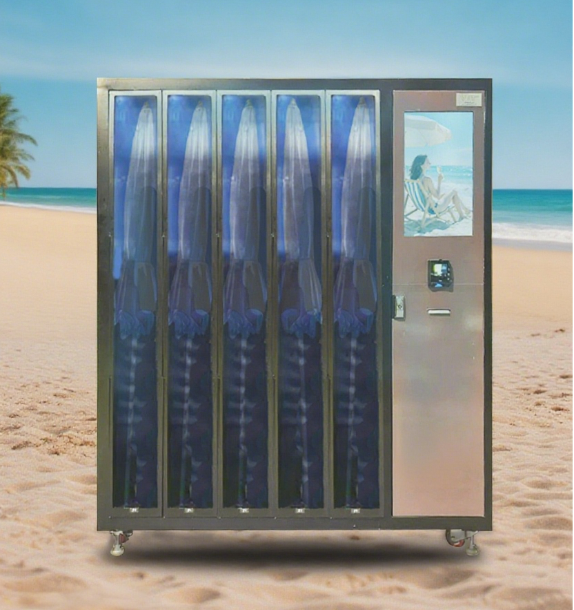 Boost Your Beach Business with Our Smart Beach Umbrella Rental Vending ...