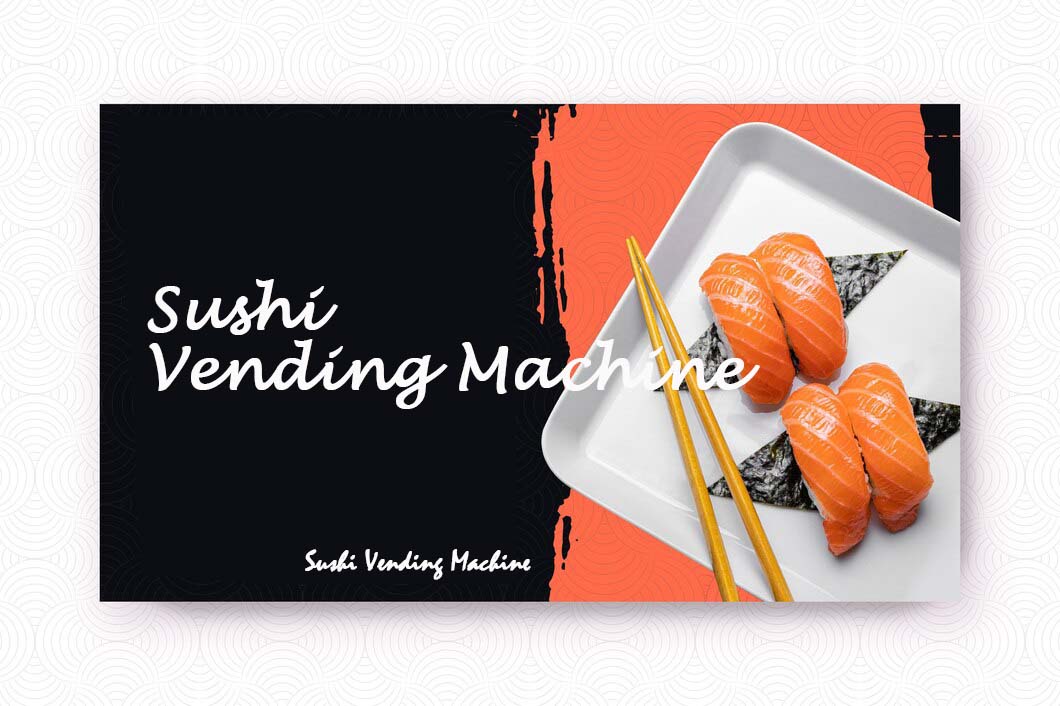 automated ready food sushi vending machine business