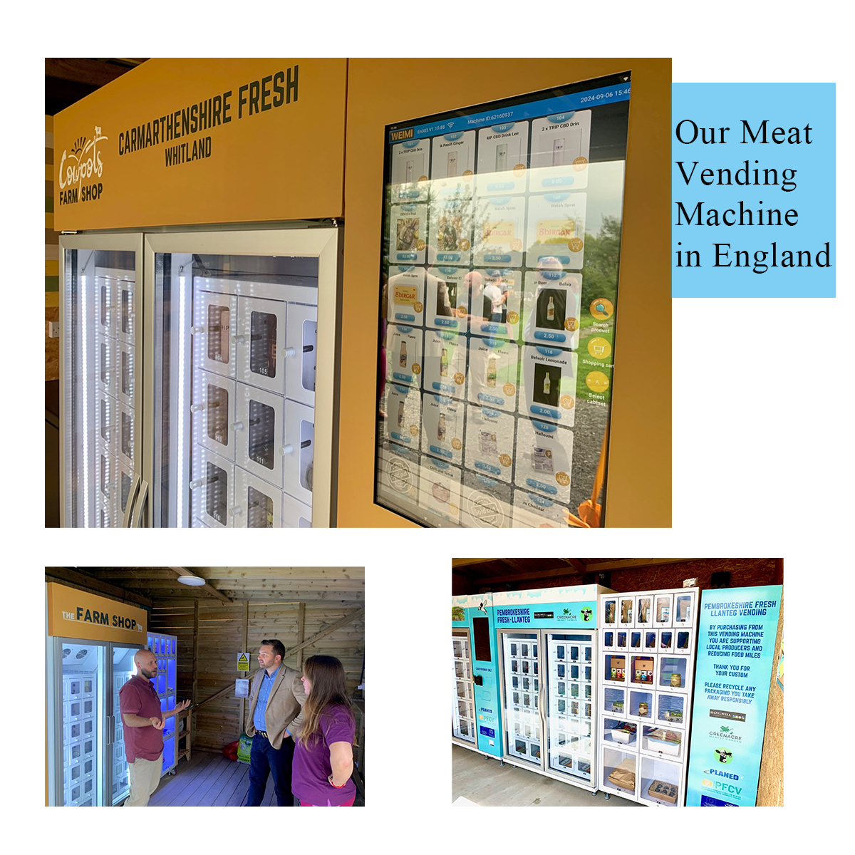 Farm Fresh Vending Machine Combo Locker Vending Machine