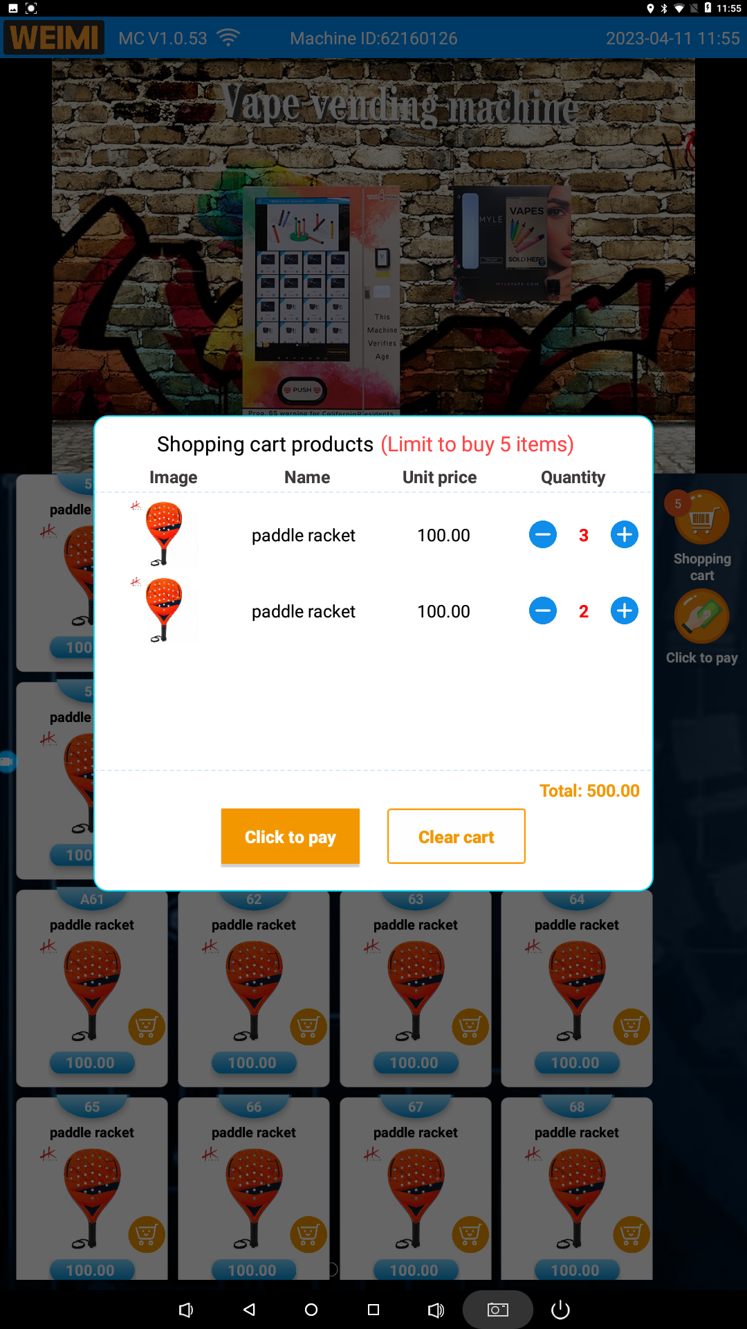 Tennis Padel Racket Vending Machines in Norway