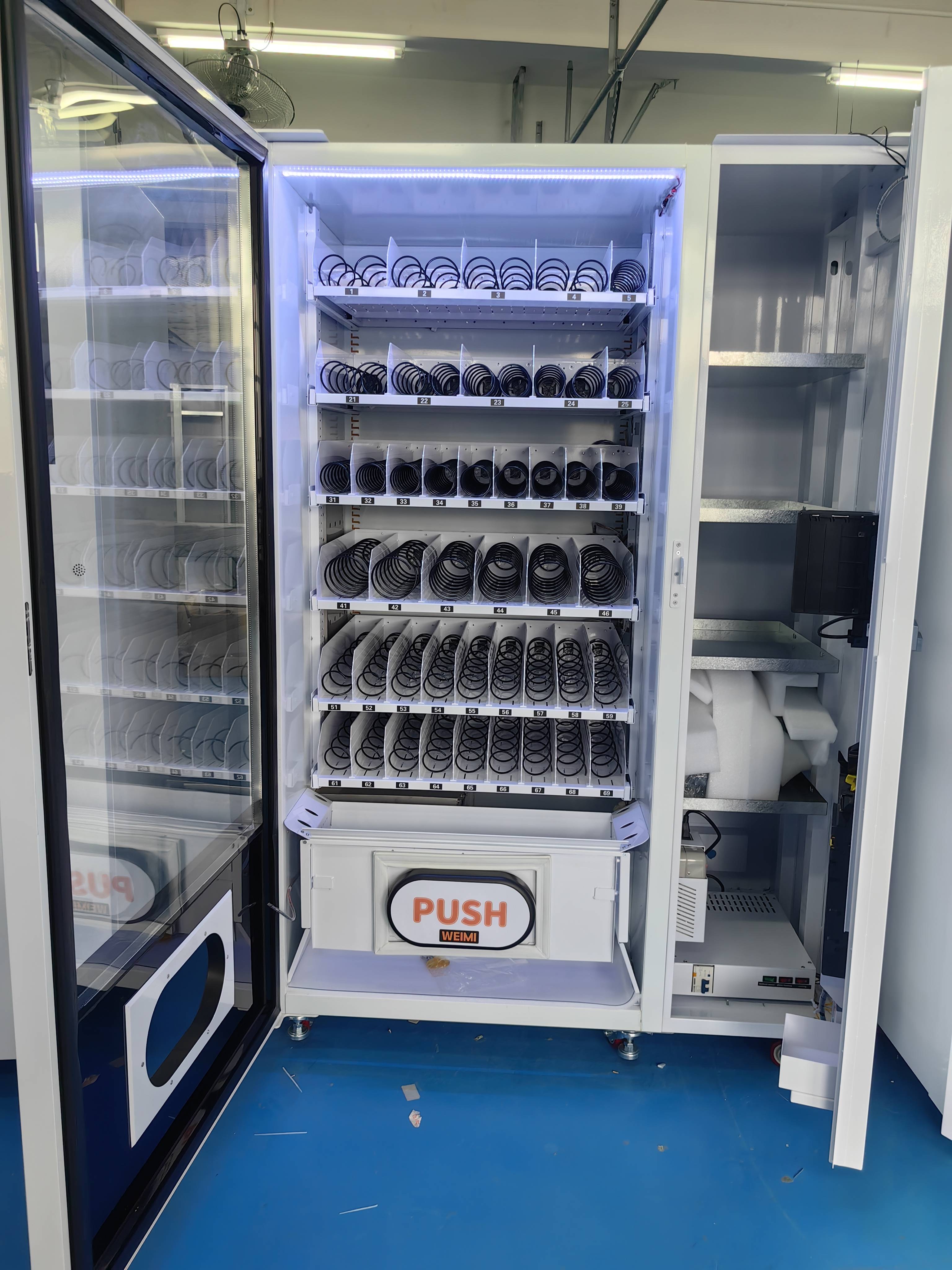 start business with weimi combo snack drink vending machine