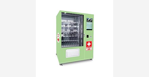 first aid vending machine for kids with elevator