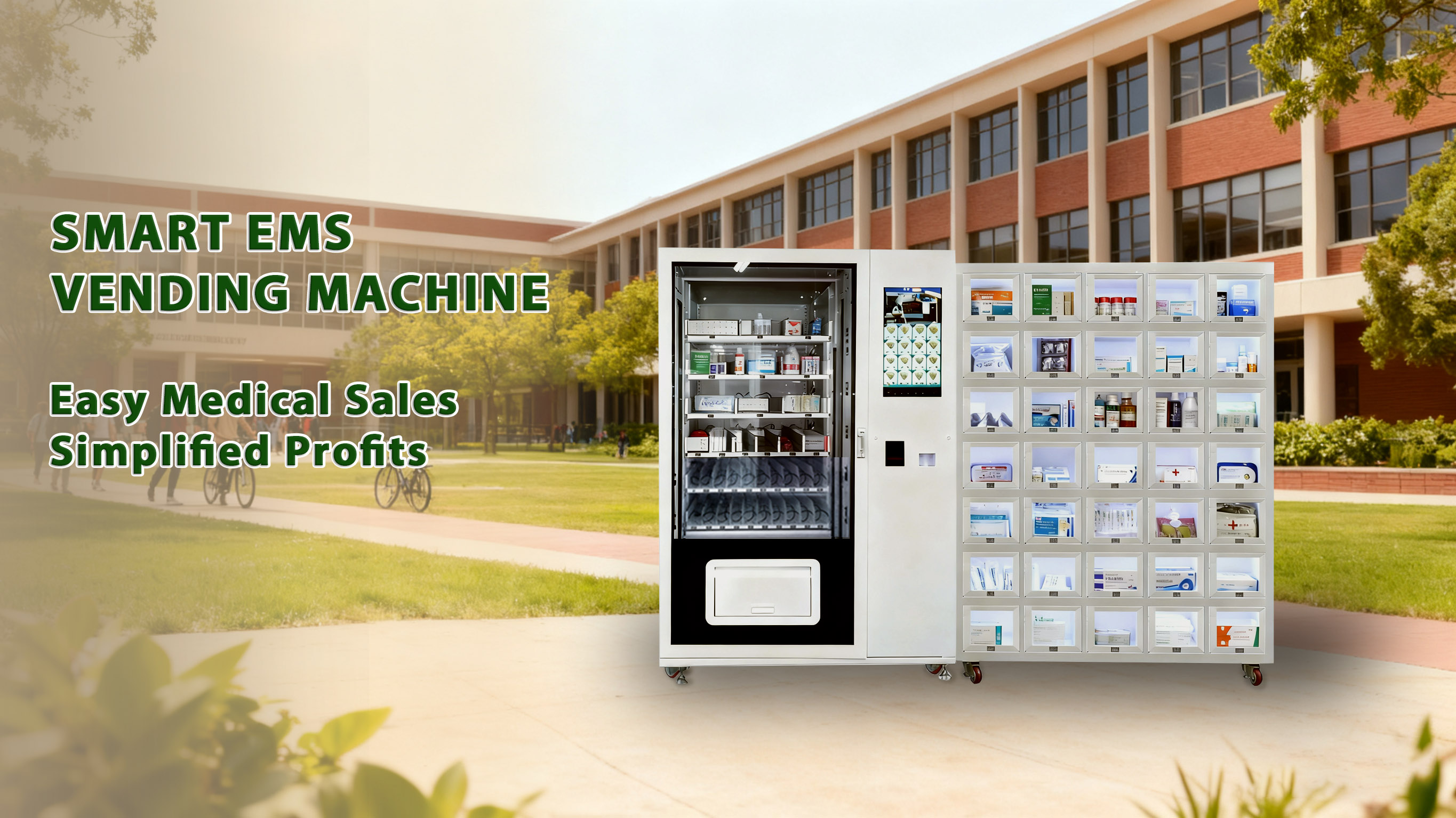 Weimi EMS Vending Machine with Smart System for Schools Hubs