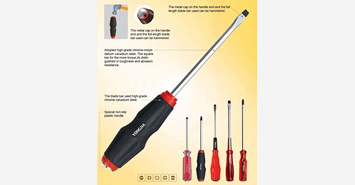 Through-Tang Screwdrivers Series - through screwdriver , thru tang ...