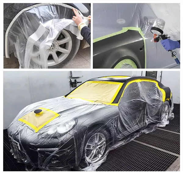 Pre-Taped Masking Film - Seagull