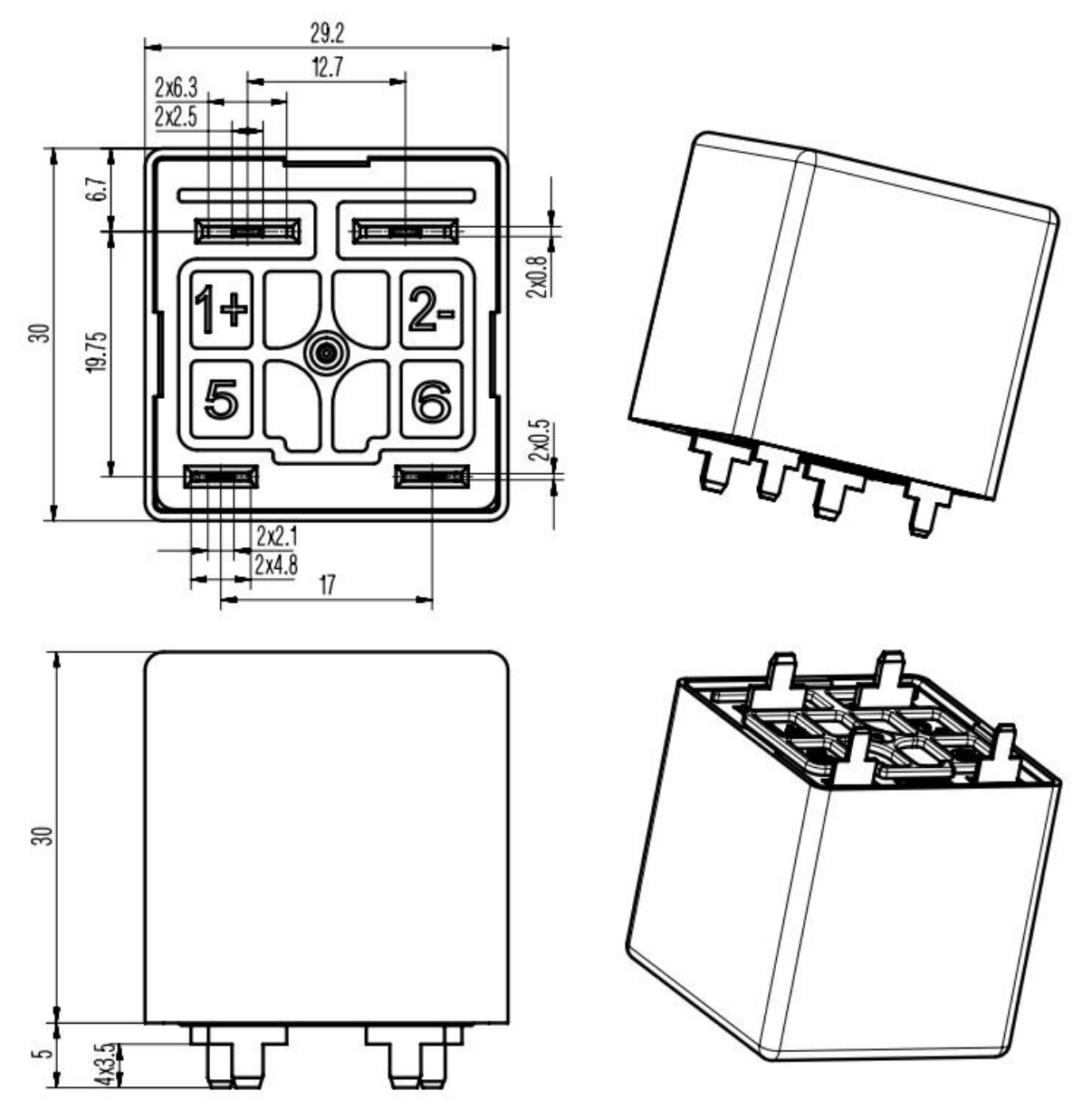 DC Precharge Relay BSBC9 Series - BSB ELECTRICAL