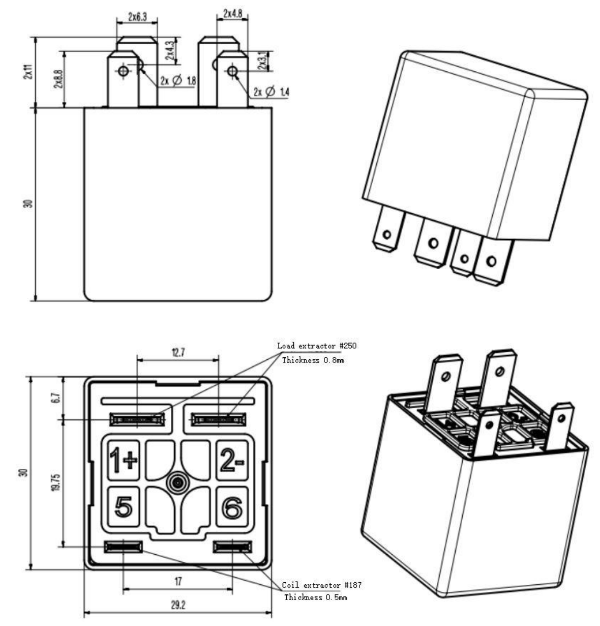DC Precharge Relay BSBC9 Series - BSB ELECTRICAL