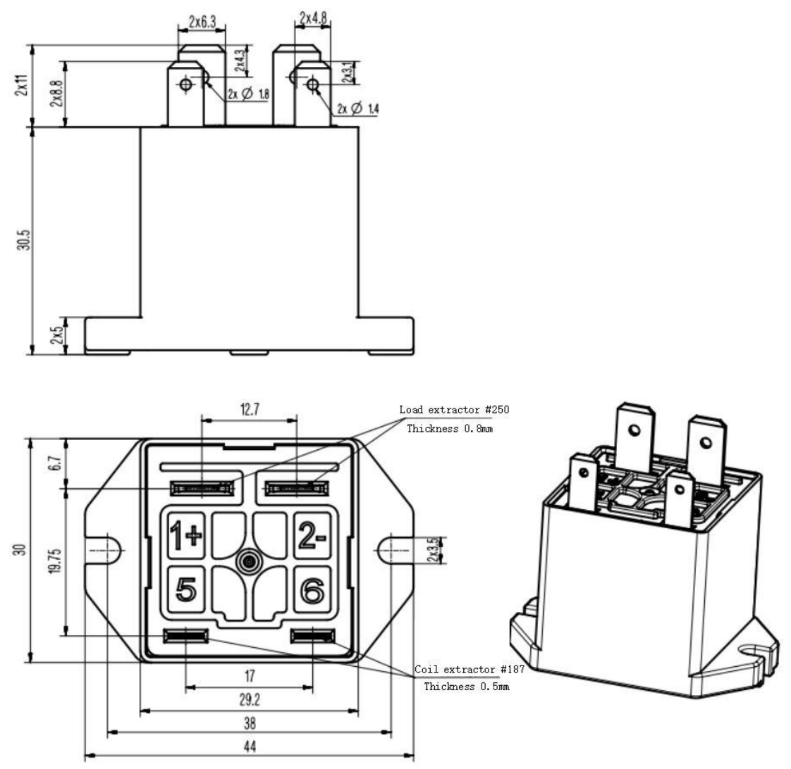 40A Precharge Relay For High Voltage Load - BSB ELECTRICAL