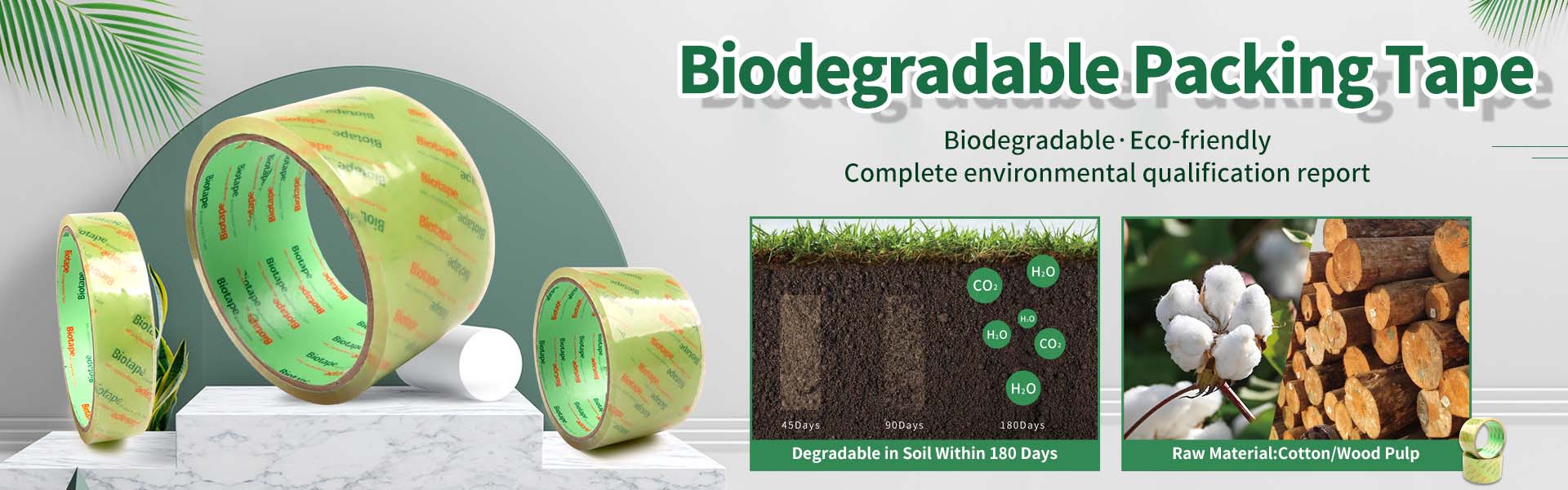 Biotape® - Biodegradable, Plastic-Free, Compostable Tape, Eco-Friendly ...