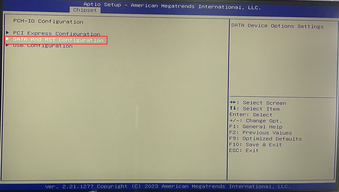 H6 Series Steps to check the hard disk in blos (m.2 nvme/m.2 sata/sats)
