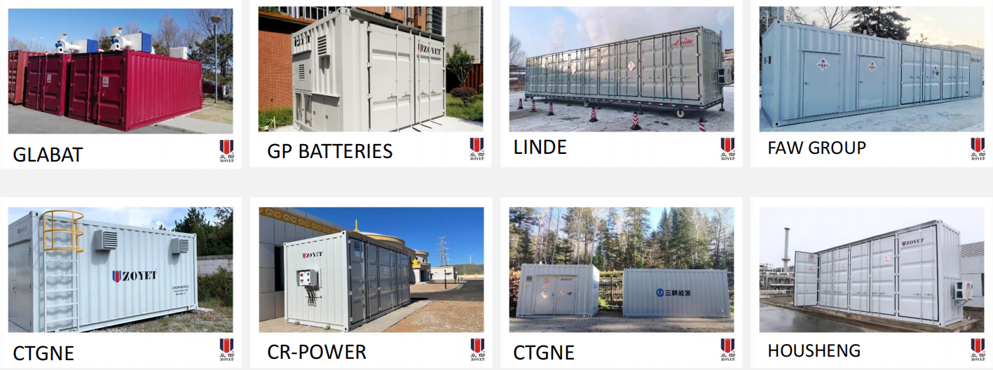 Outdoor chemical storage container