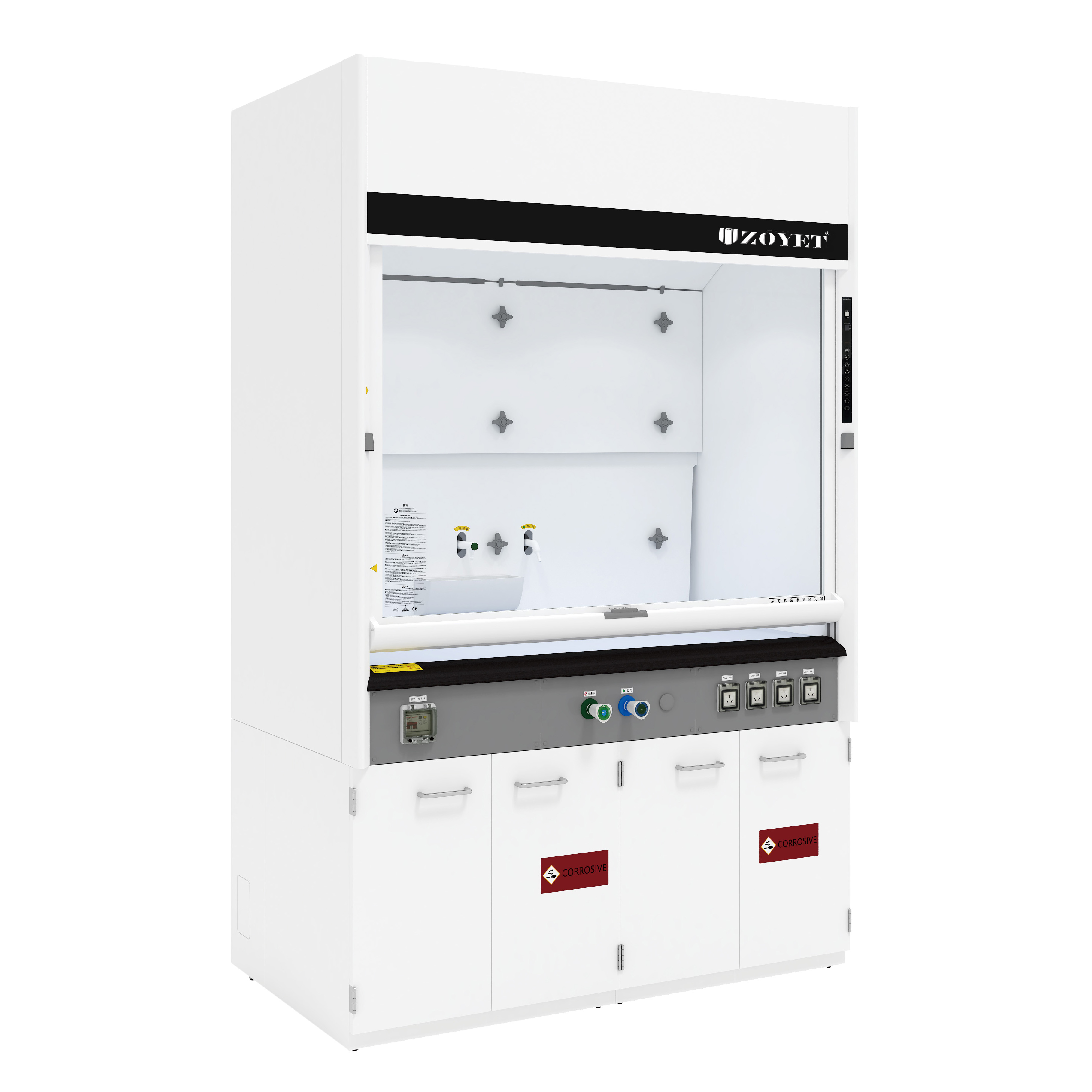 steel fume hood
