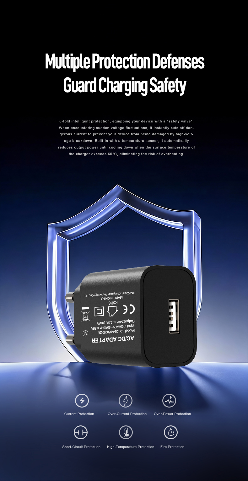 5v 2a charger adapter manufacturer｜Lvxiangyuan Technology