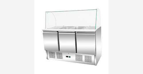 kitchen static refrigerated saladette counter , CNJT commercial ...