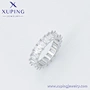 Xuping Elegant Rectangle Gemstone Ring Custom Fine Jewelry