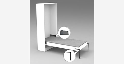 Invisable bed hinge - CAINA