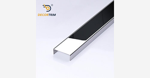 Stainless Steel U Shape Tile Trim , stainless edge trim , wall tile end ...