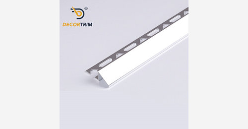 Aluminum Triangle Shape Tile Trim , wide tile trim , metal edge on tile ...