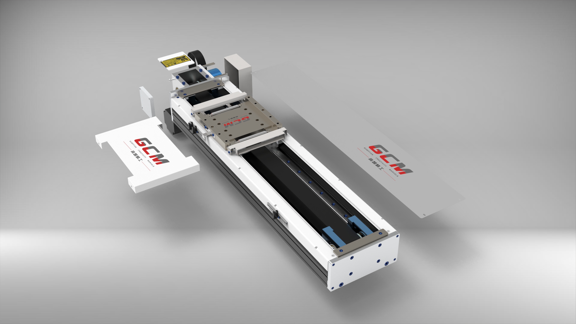 hall effect encoder linear axis mechanical module - belt drive ...