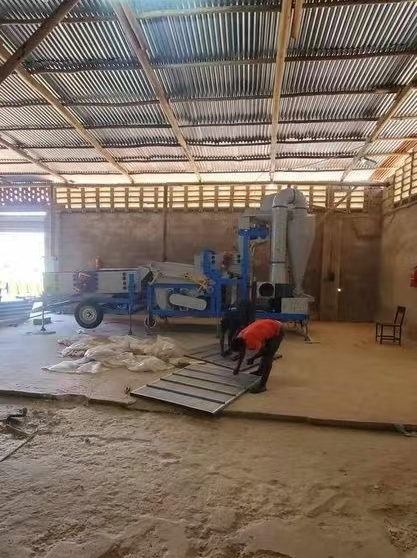 Sesame and Soybean Cleaning Machine Installed-Beibu