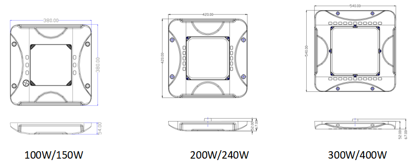 led canopy light-seven rainbow lighting
